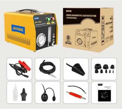 AUTOOL SDT205S Pipe Leak Locator EVAP System Leakage Analyze & Detect Tool