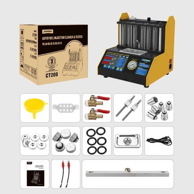 Fuel Injector Cleaner Machine AUTOOL CT200