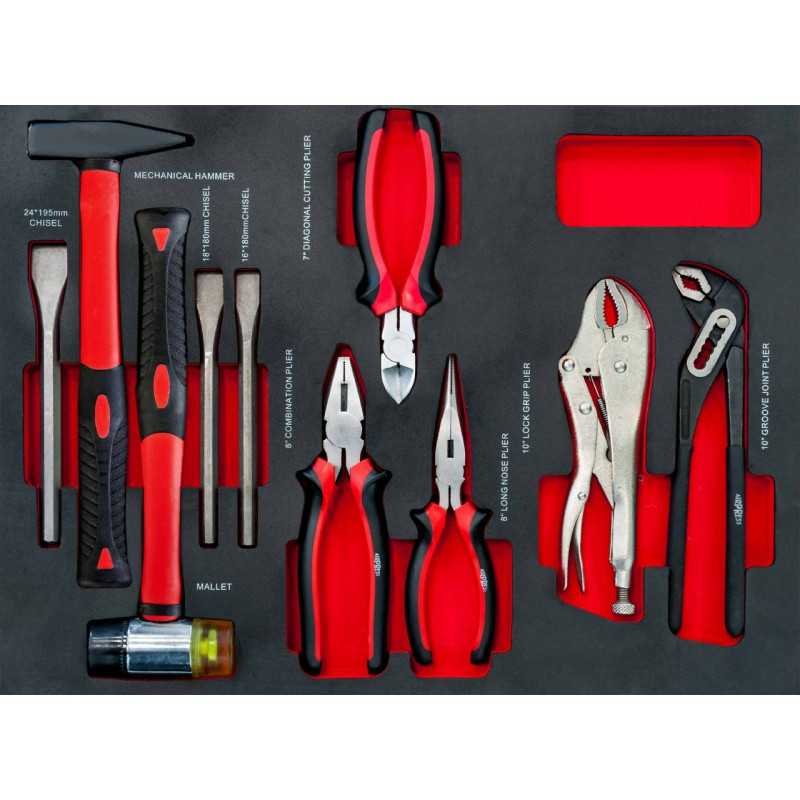 Mega Tool trolley 217 tools 7 drawers