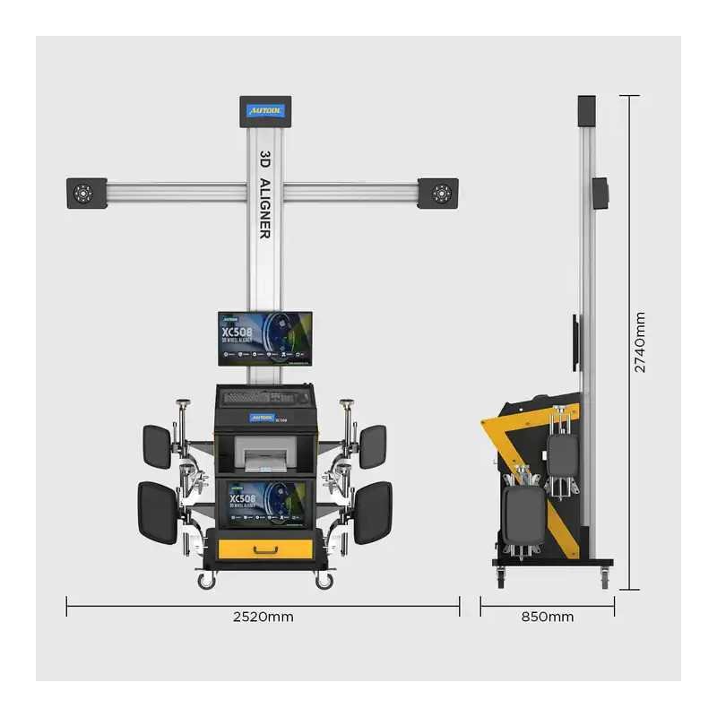 copy of AUTOOL XC503 Export Mode Car 3D Wheel Alignment Machine ...