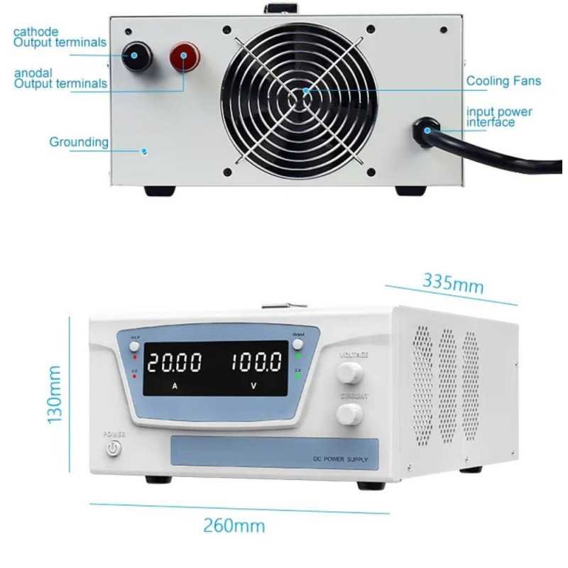 DC Power Supply 1500W 150VDC Mega