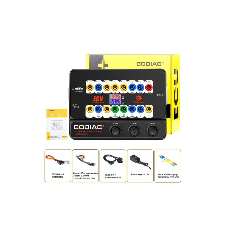GODIAG GT100 PLUS Breakout Box OBDII Protocol Detector